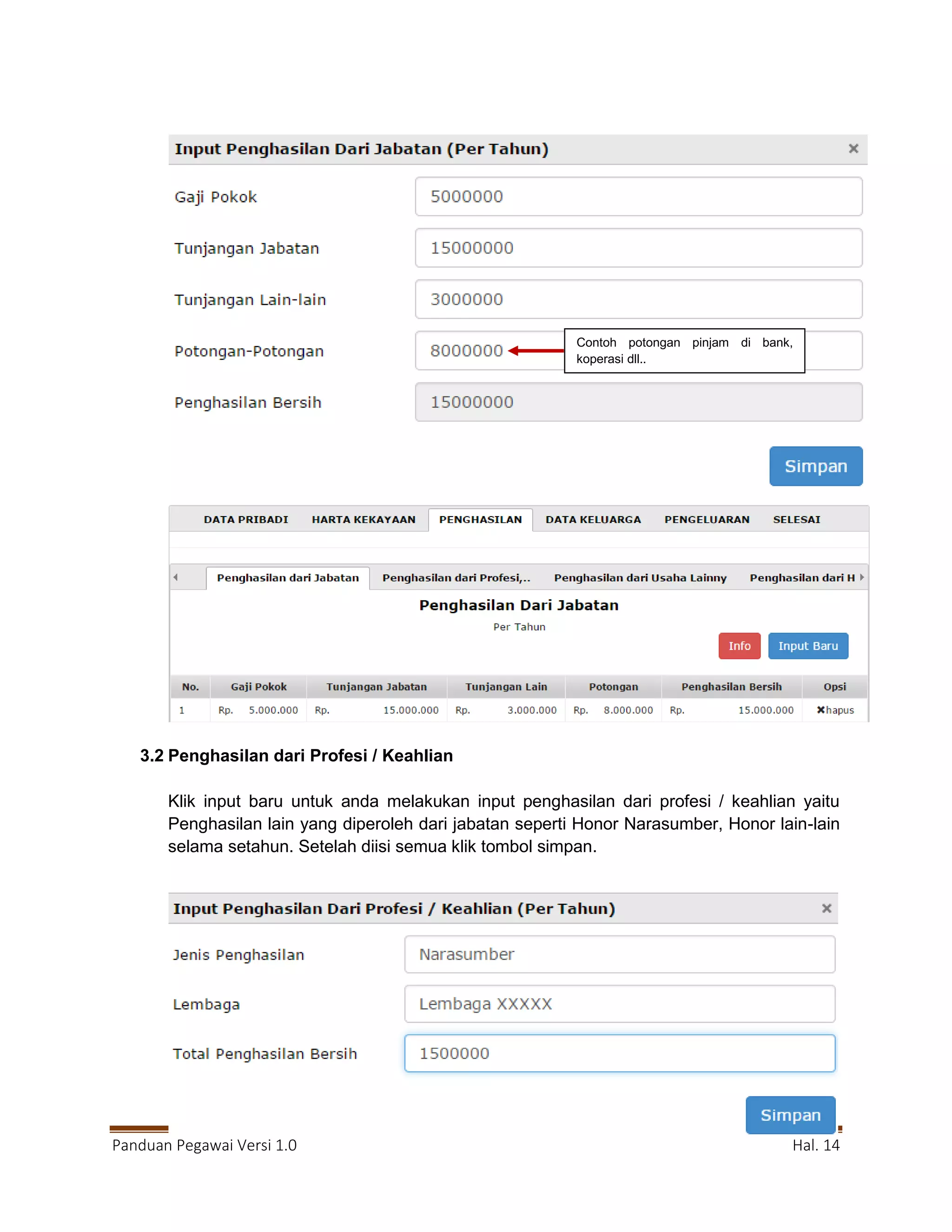 Petunjuk penggunaan aplikasi siharka | PDF