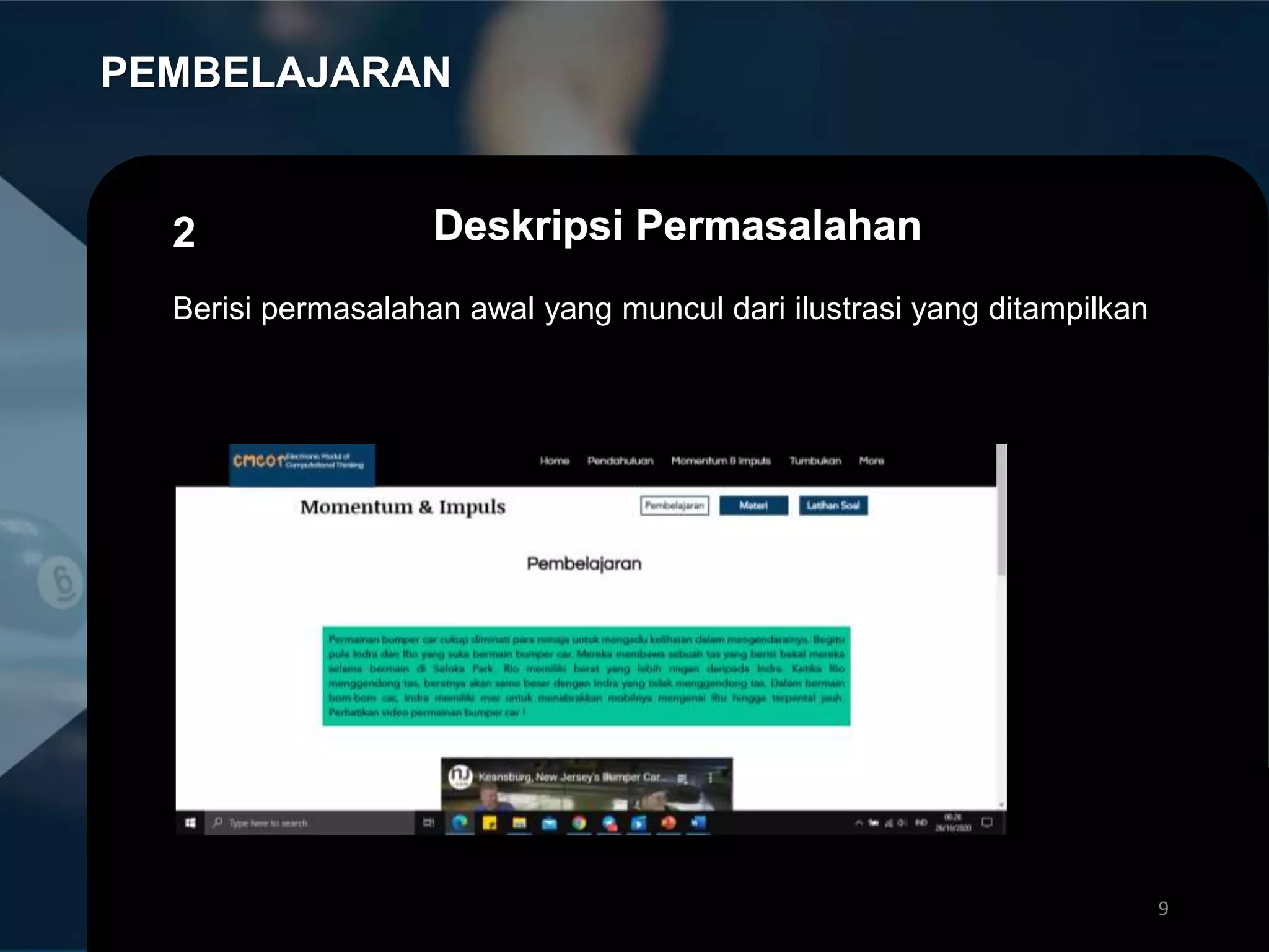 Petunjuk Penggunaan EMCOT Momentum Impuls | PPTX