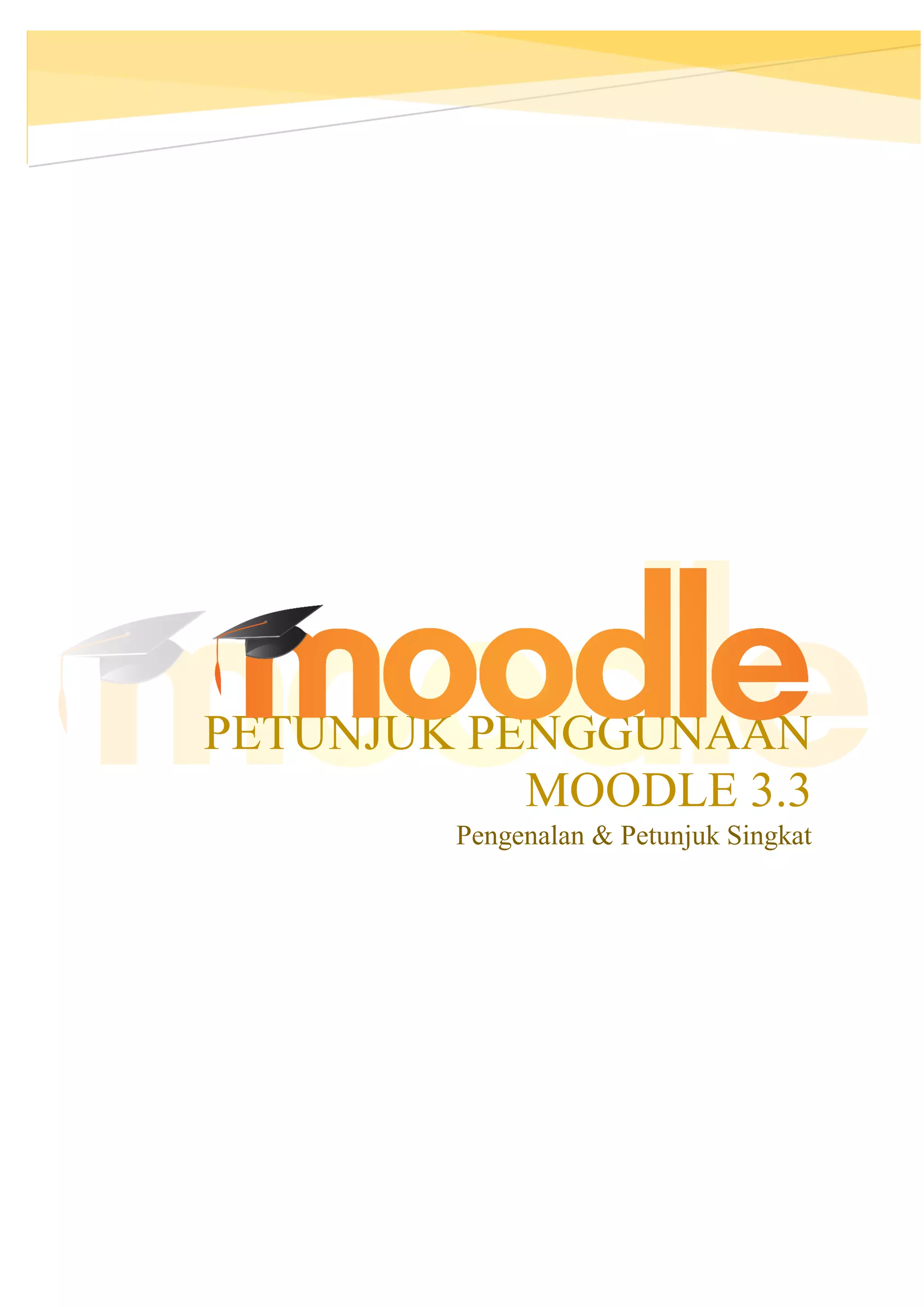 Petunjuk penggunaan moodle | PDF