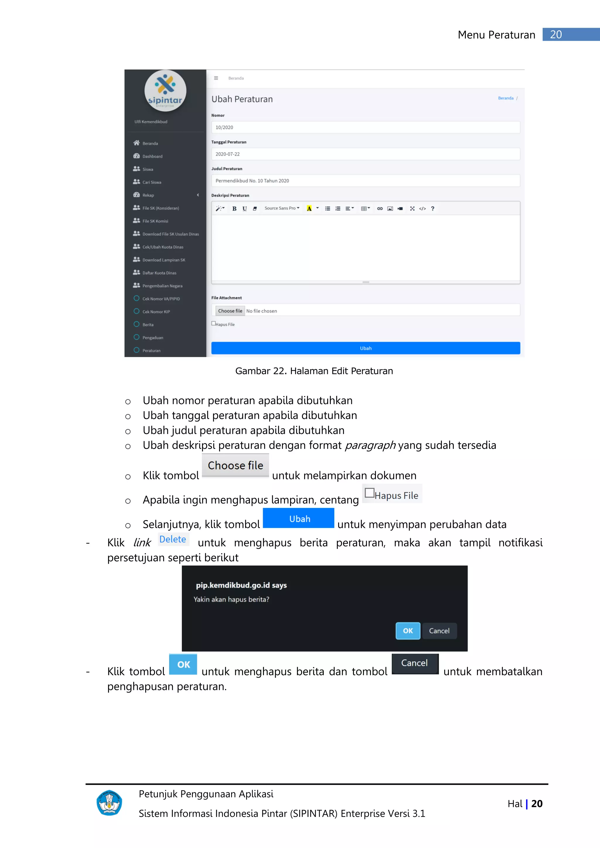 Petunjuk penggunaan sipintar enterprise untuk sekolah | PDF