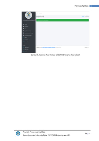 Petunjuk penggunaan sipintar enterprise untuk sekolah | PDF