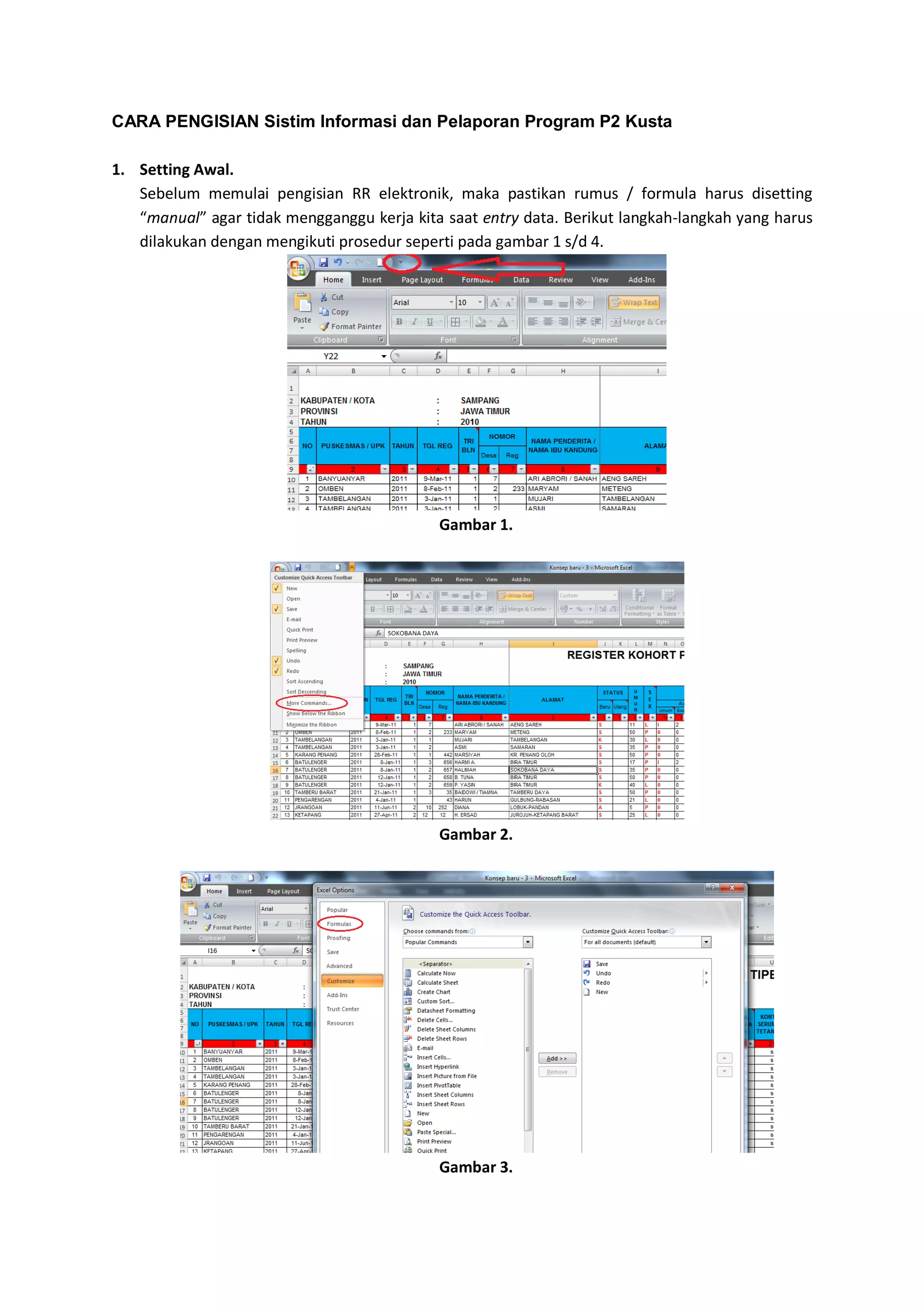 Petunjuk pengisian sipk p theo(1) | PDF
