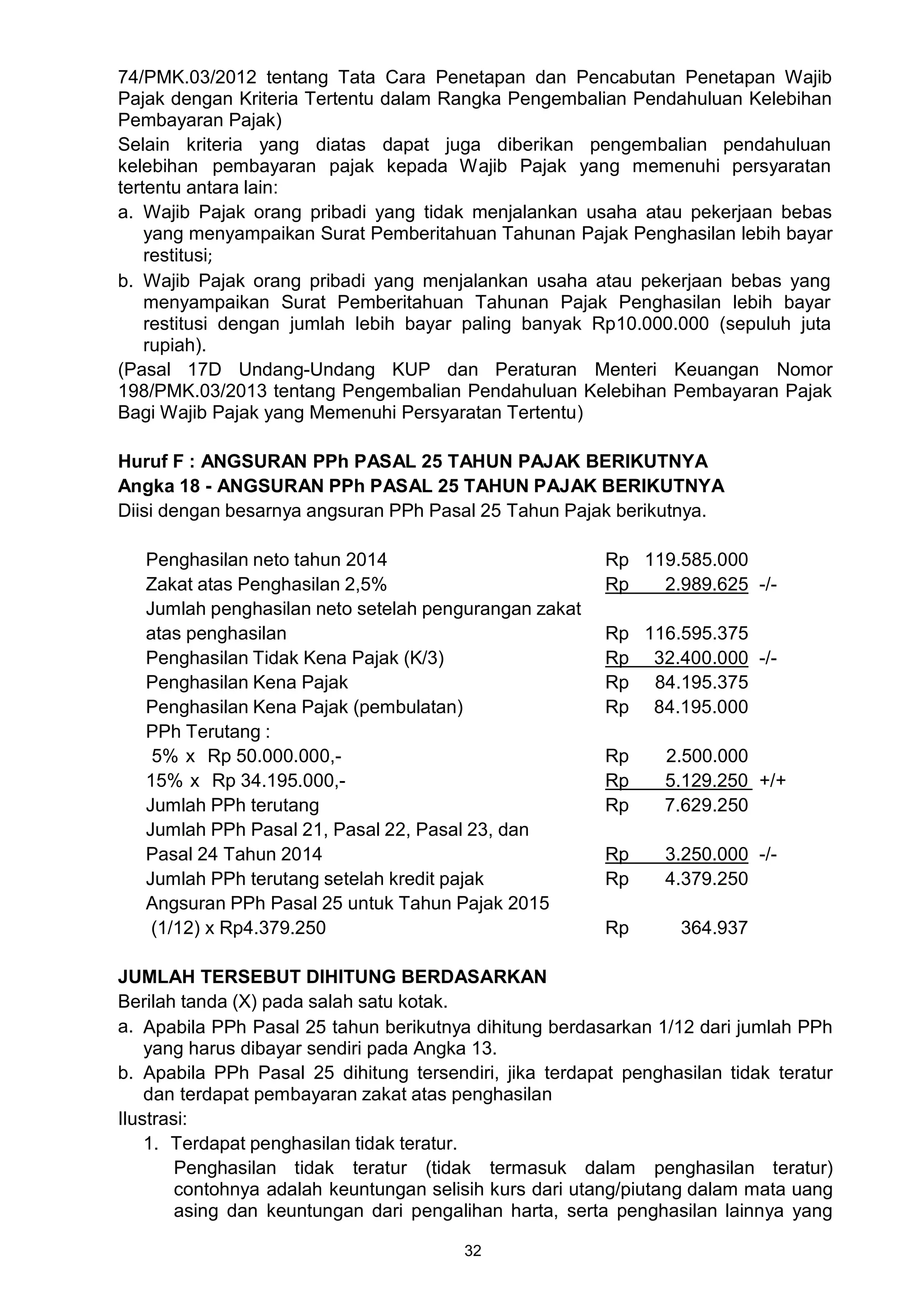 Petunjuk pengisian spt 1770 s | PDF
