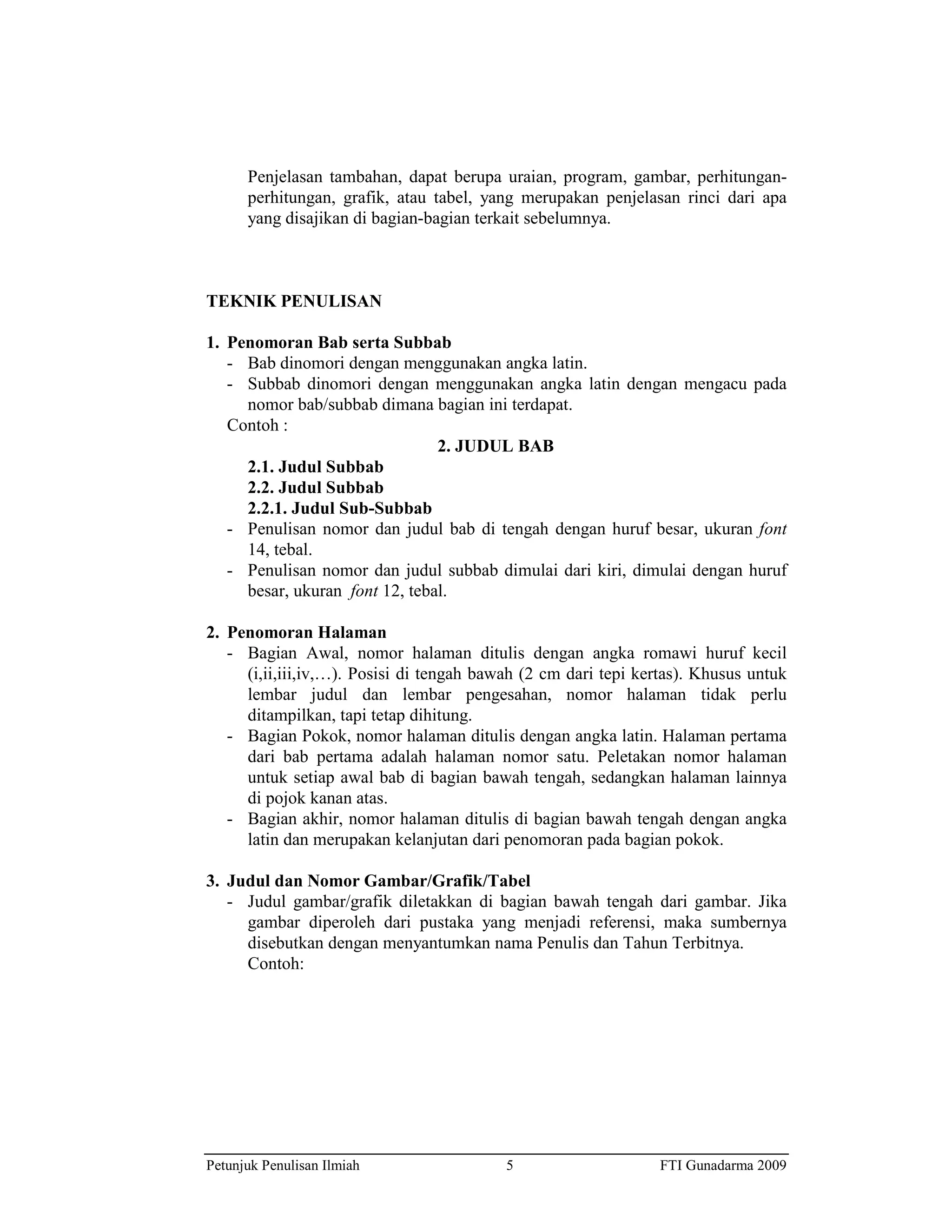 Petunjuk Penulisan Ilmiah Teknik Elektro | PDF