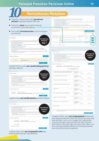Petunjuk perizinan online dpmptsp | PDF