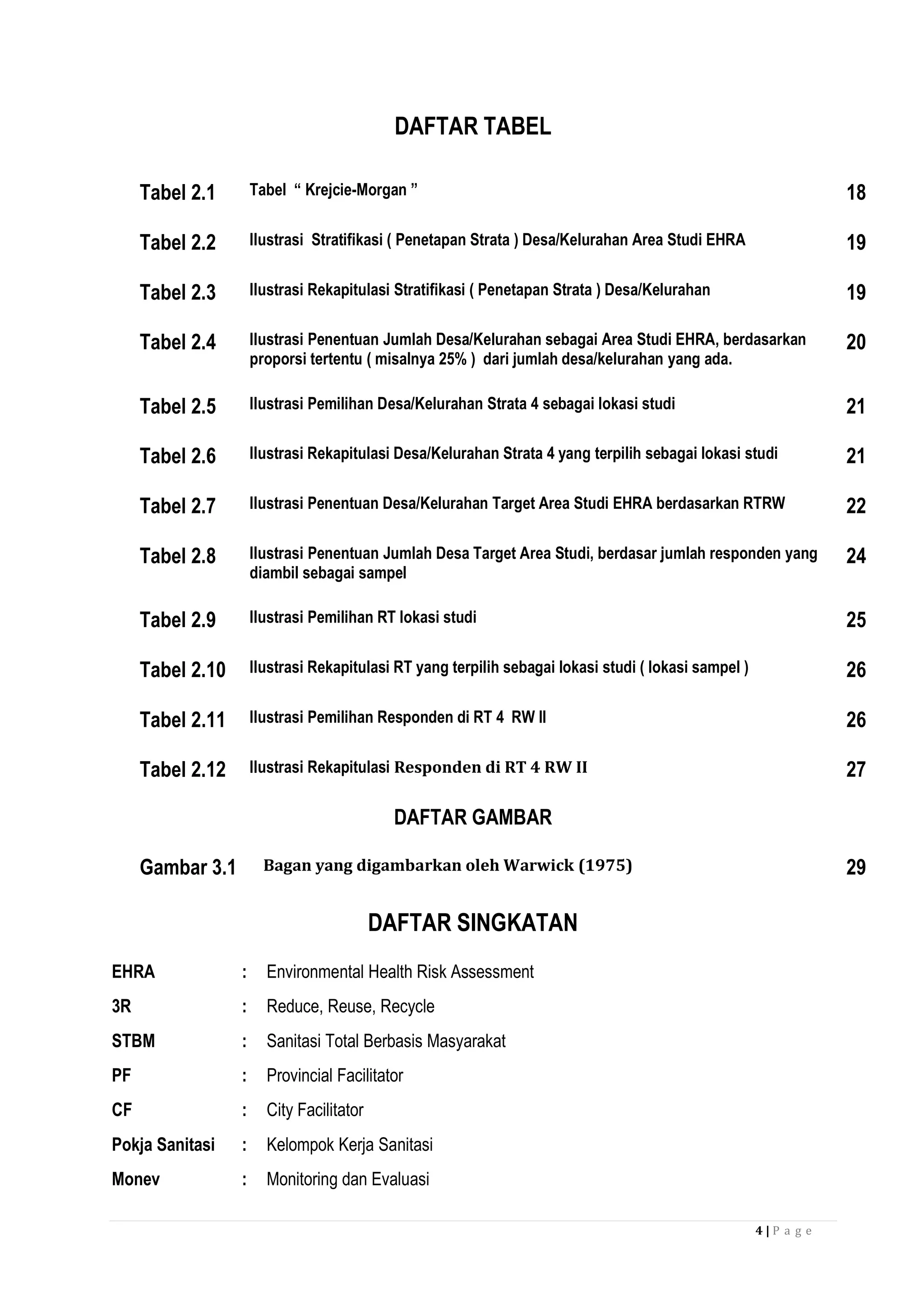 Pedoman Studi EHRA (Environmental Health Risk Assessment) 2014 | PDF