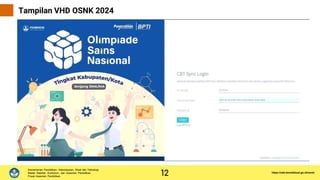 Petunjuk Teknis Penggunaan Aplikasi OSNK 2024 | PDF