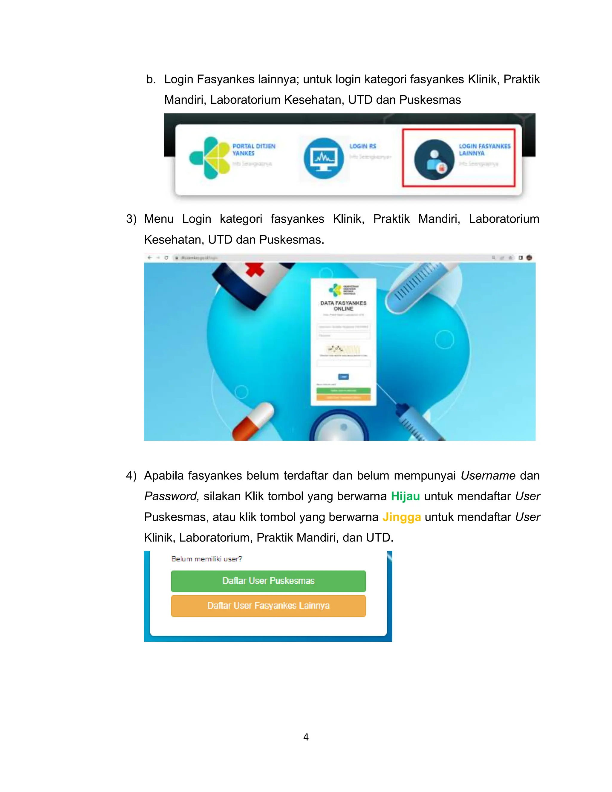 Petunjuk Teknis Data Fasyankes Online DFO | PDF