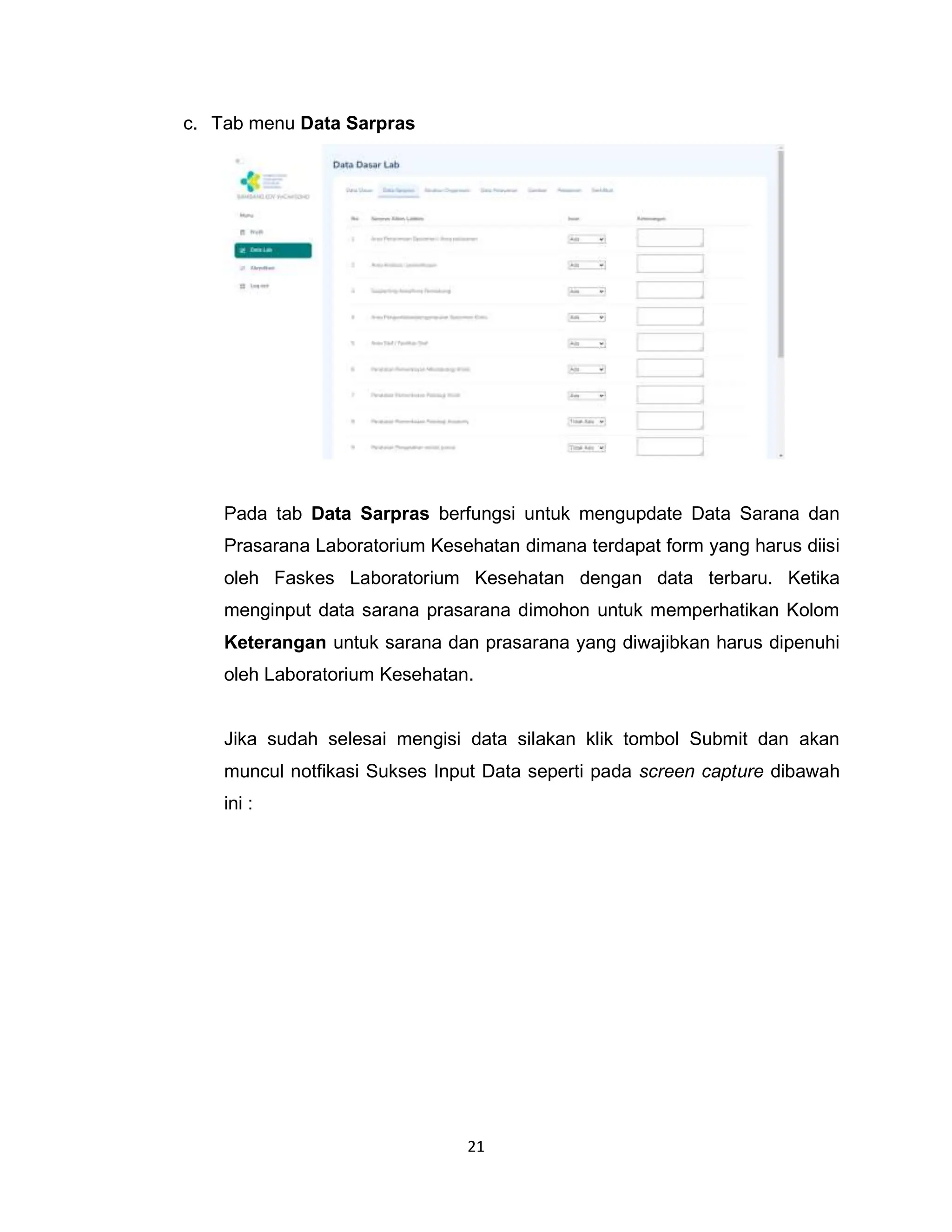 Petunjuk Teknis Data Fasyankes Online DFO | PDF
