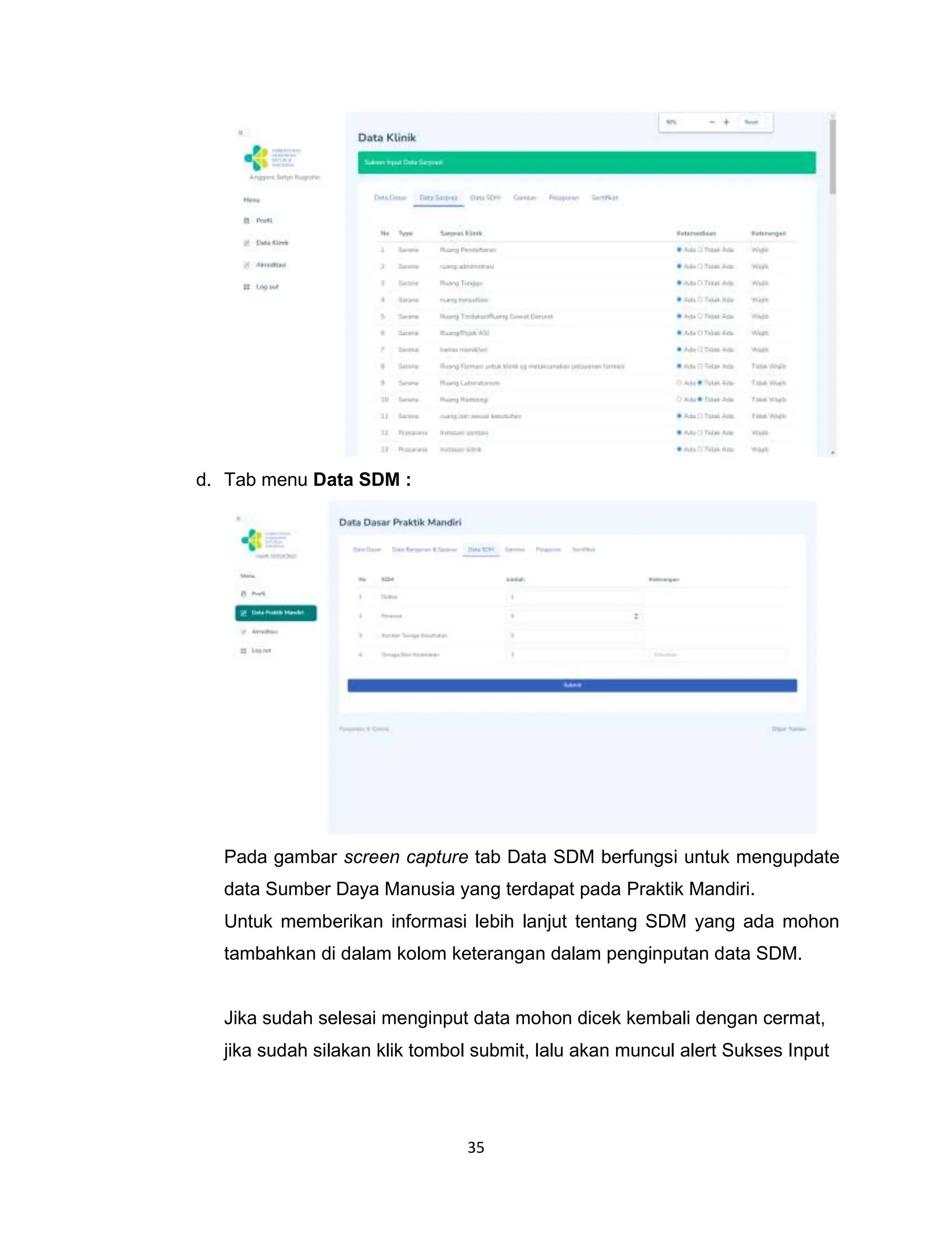 Petunjuk Teknis Data Fasyankes Online DFO | PDF