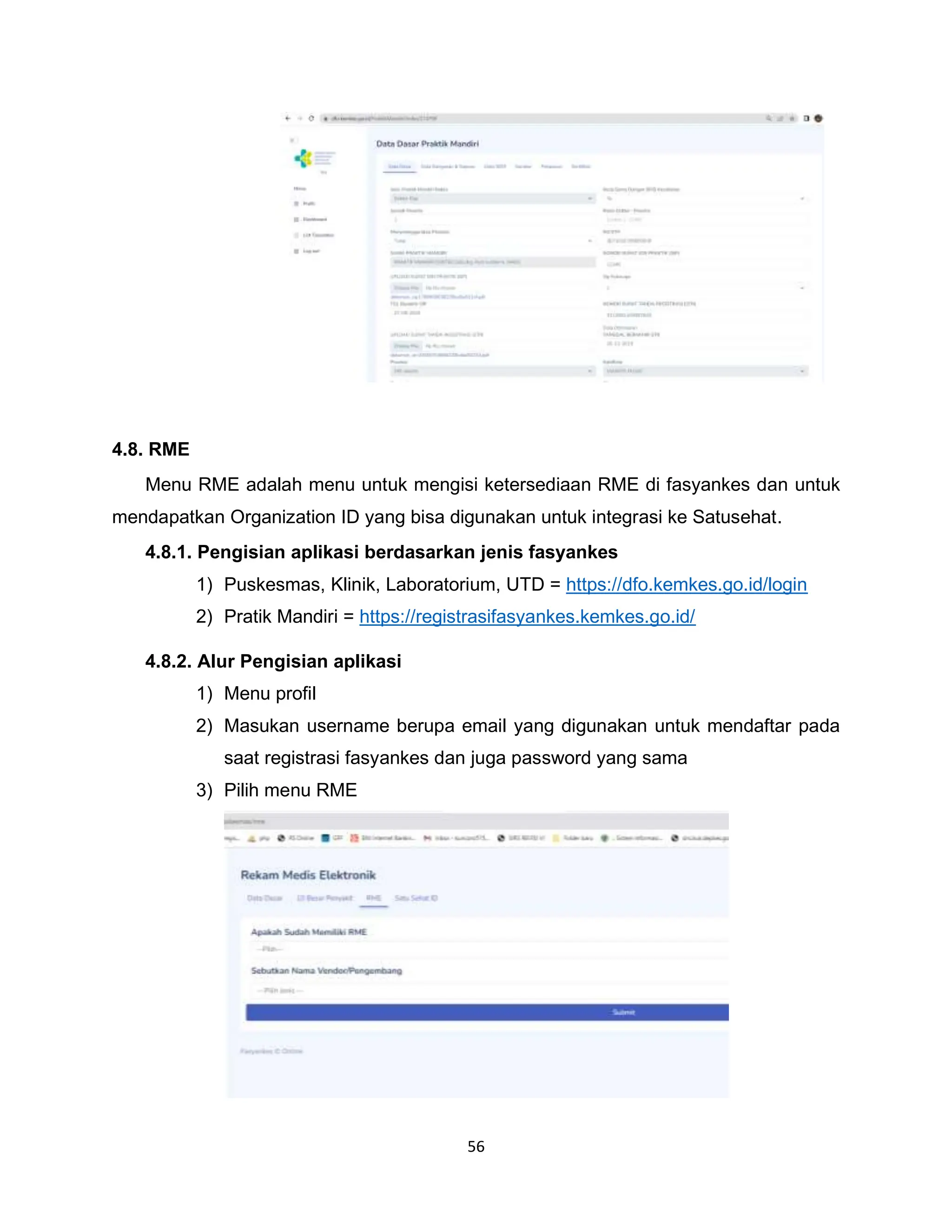 Petunjuk Teknis Data Fasyankes Online DFO | PDF