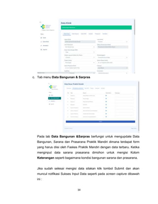 Petunjuk Teknis Data Fasyankes Online DFO | PDF