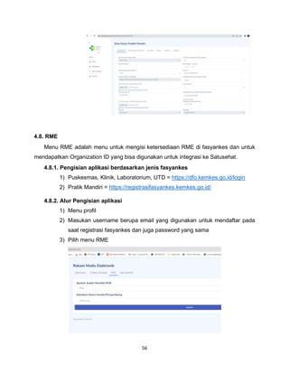Petunjuk Teknis Data Fasyankes Online DFO | PDF