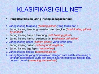 Petunjuk teknis gill net millenium | PPT