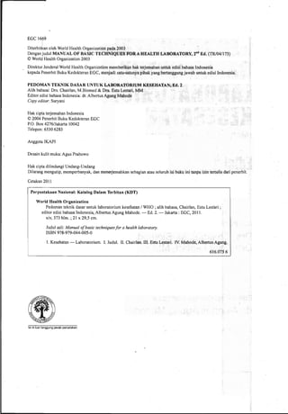 Petunjuk teknis labkes ind | PDF