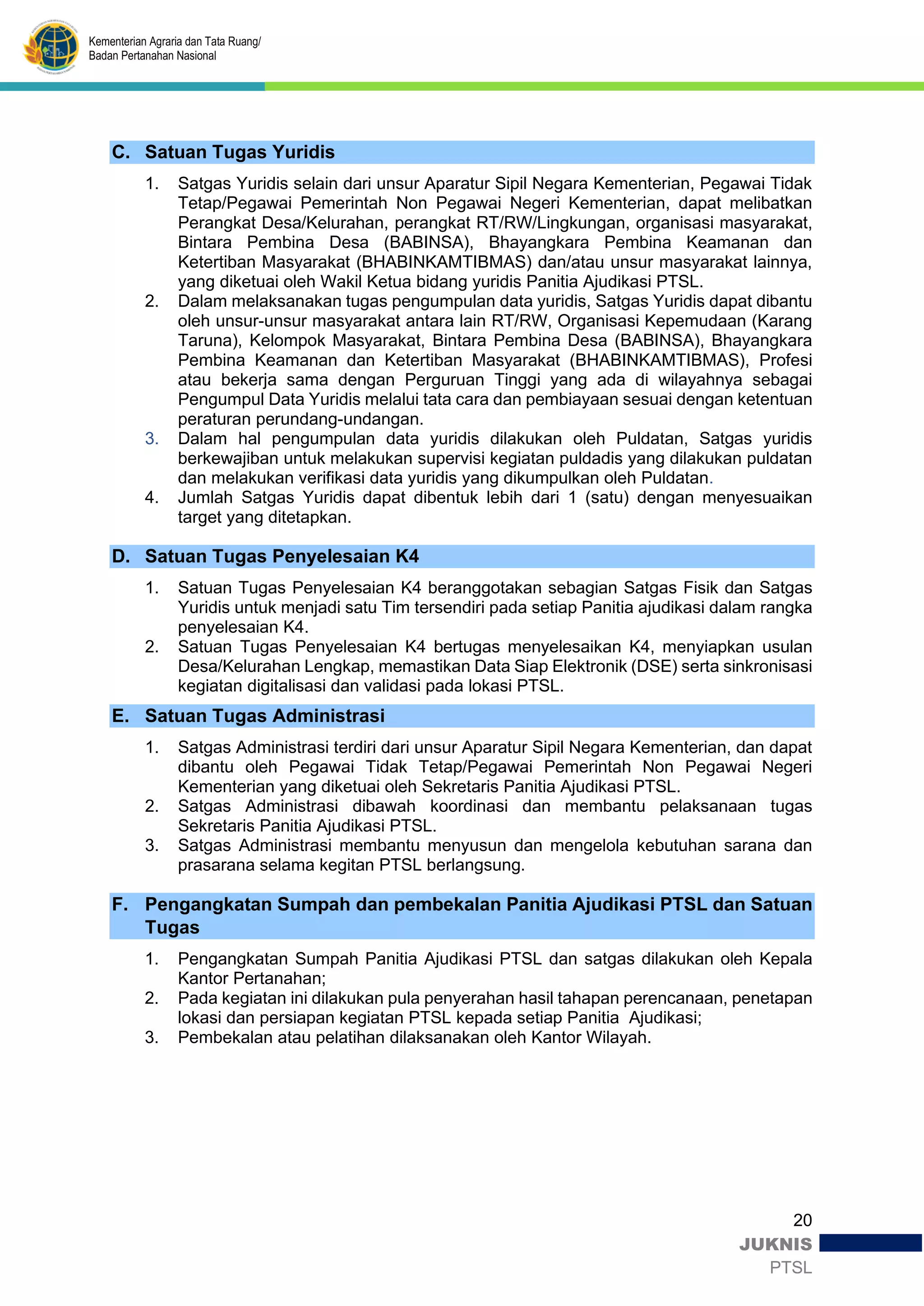 Petunjuk Teknis No 1 Tahun 2022 tentang PTSL 2022.pdf