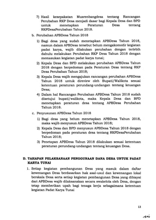Juknis Program Padat Karya Tunai TA 2018 | PDF