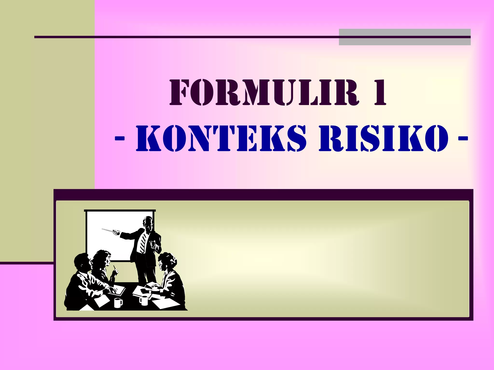 Petunjuk teknis pengisian form manajemen risiko kemenkeu | PDF