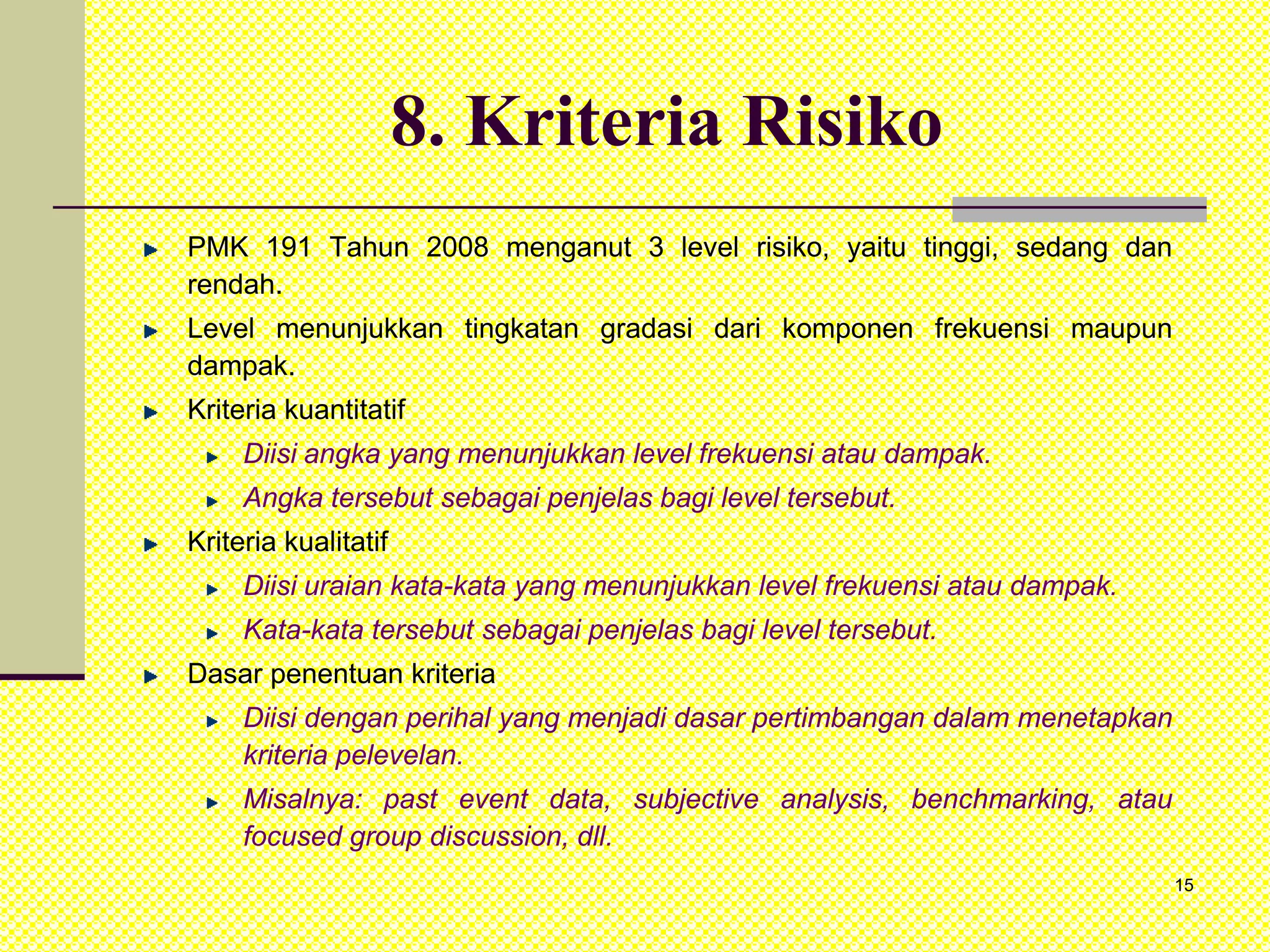 Petunjuk teknis pengisian form manajemen risiko kemenkeu | PDF