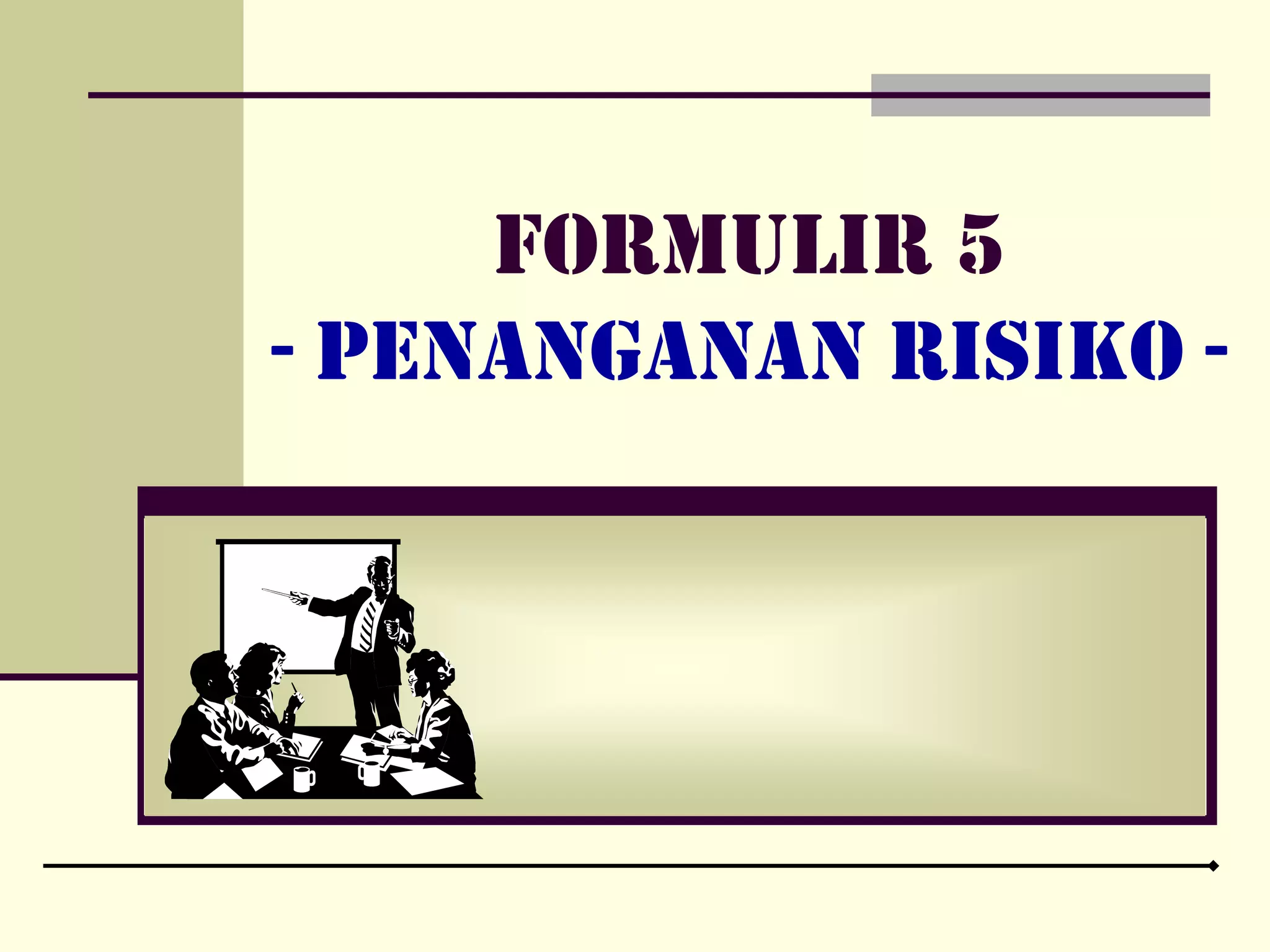 Petunjuk teknis pengisian form manajemen risiko kemenkeu | PDF