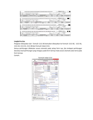 Petunjuk teknis pengisian form spt ppn 1111 | DOC