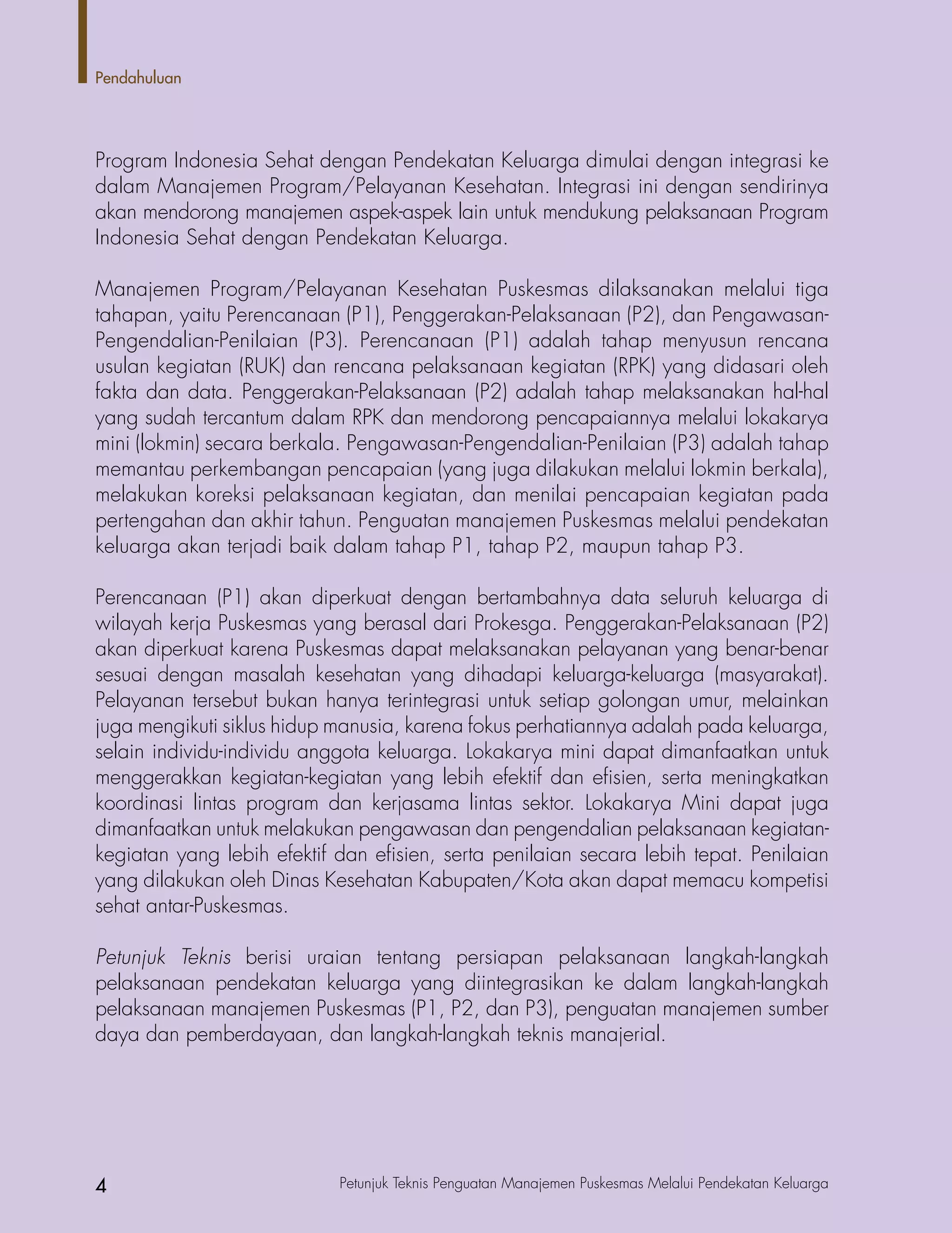 Petunjuk teknis pelaksanaan PIS-PK | PDF