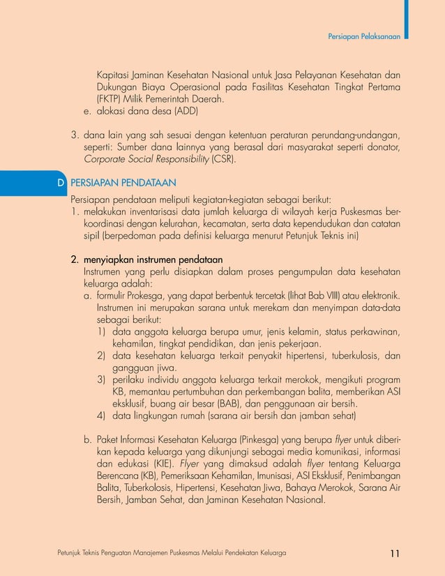 Petunjuk teknis pelaksanaan PIS-PK | PDF