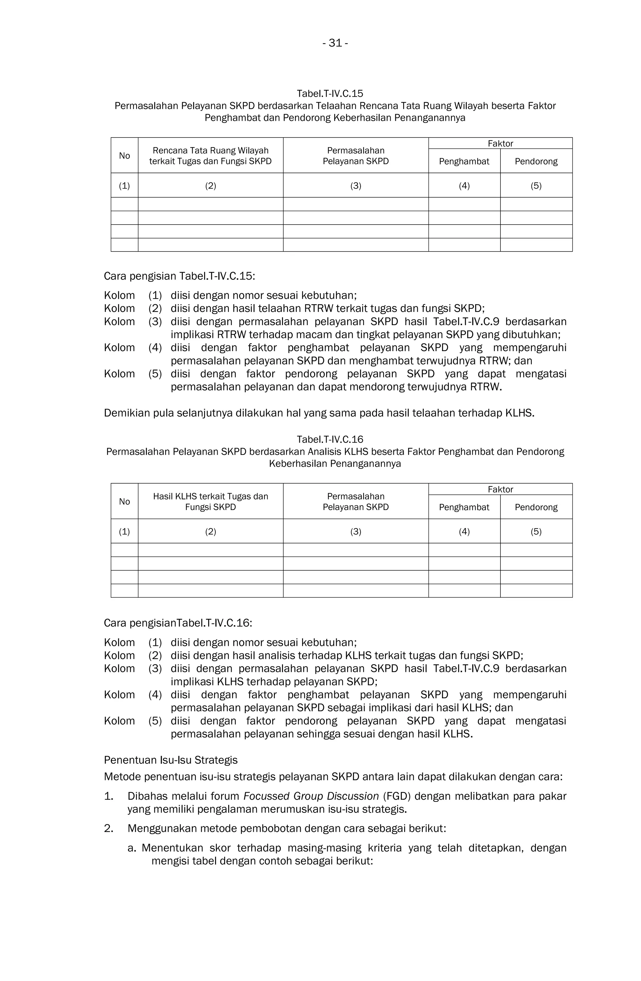 Petunjuk teknis penyusunan RENSTRA | PDF
