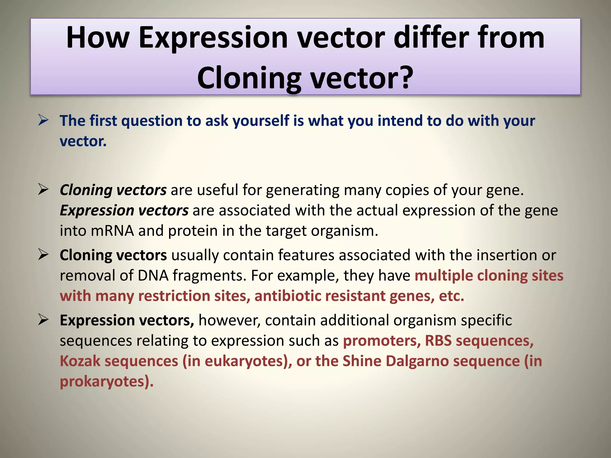 pET vector. Plasmid for Expression by T7 RNA Polymerase. | PPTX
