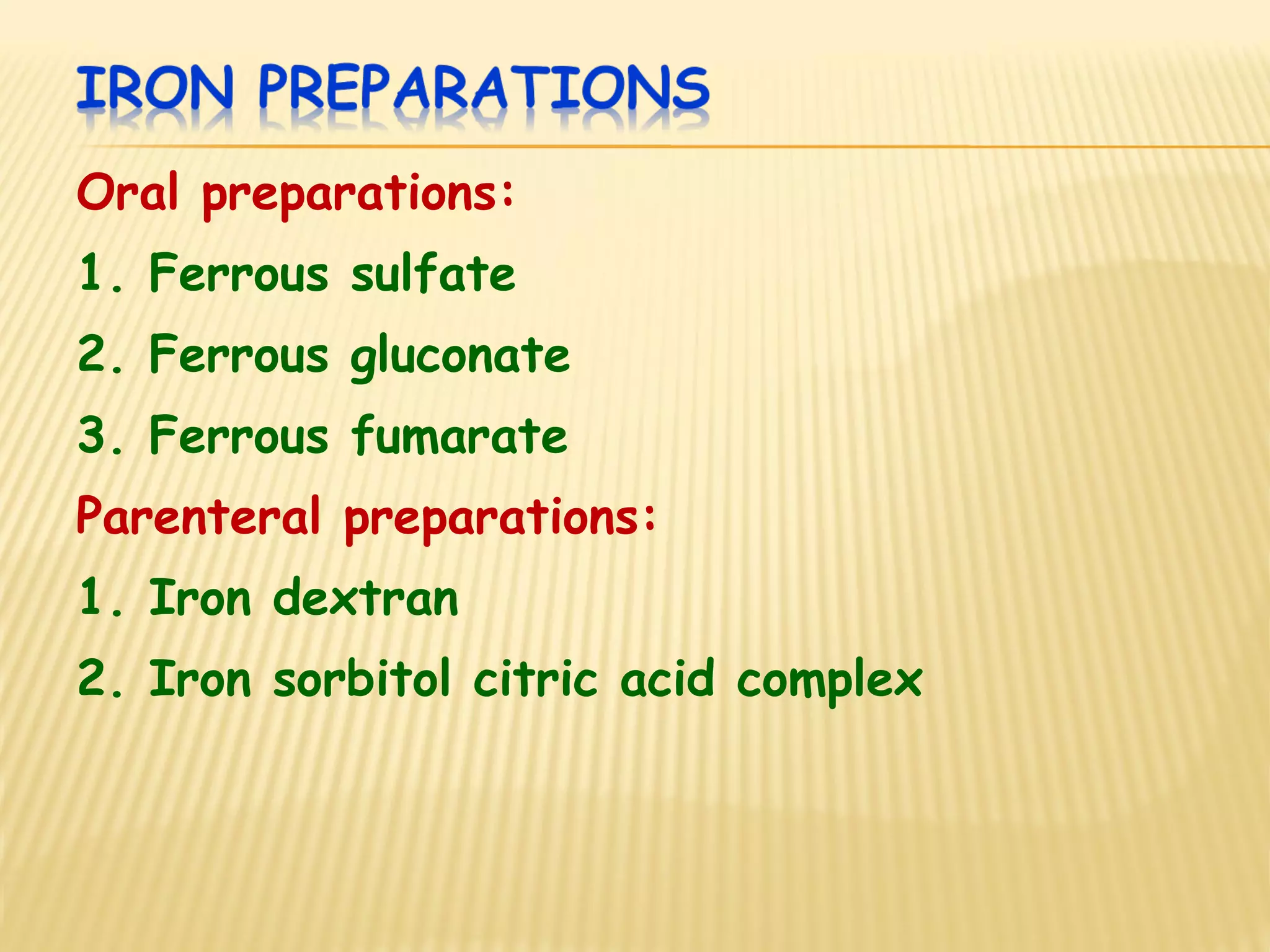 23.hematinics | PPT