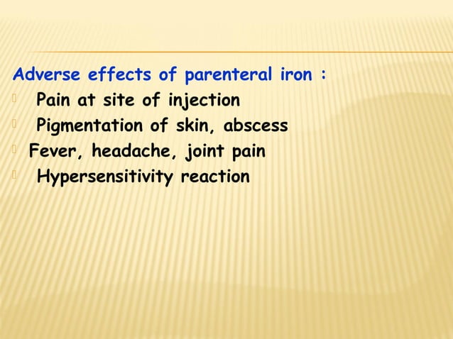 23.hematinics | PPT | Digestive Disorders | Diseases and Conditions