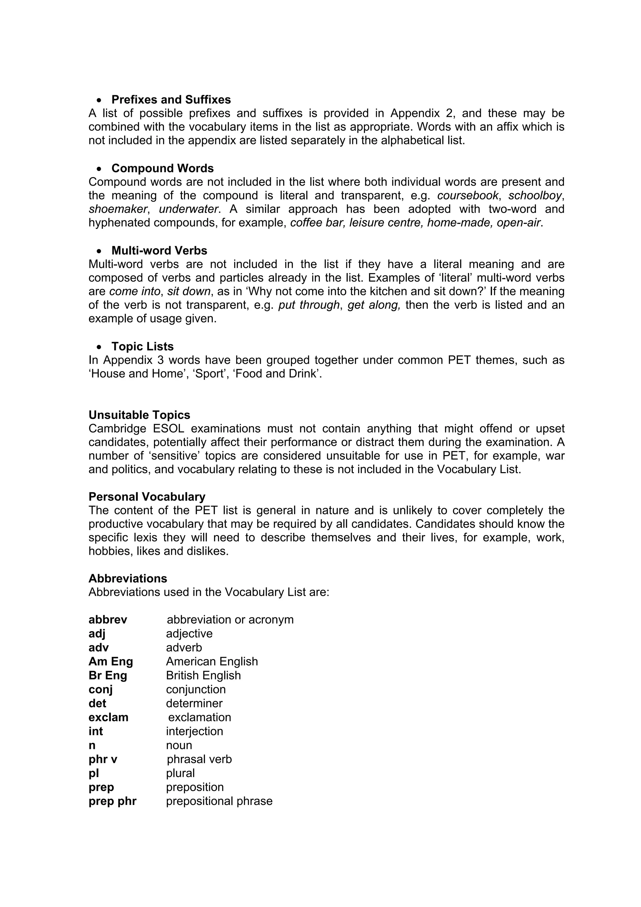 Pet vocabulary | PDF