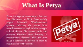 Petya Ransomware | PPT