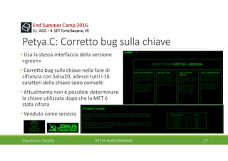 Petya Ransomware: sotto i riflettori | PDF | Computing | Technology ...