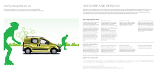 Peugeot Bipper Tepee Range Brochure | PDF | Auto Safety Technologies ...