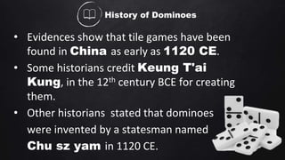 DOMINO - MAPEH 8 (Physical Education 3rd Quarter) | PPTX