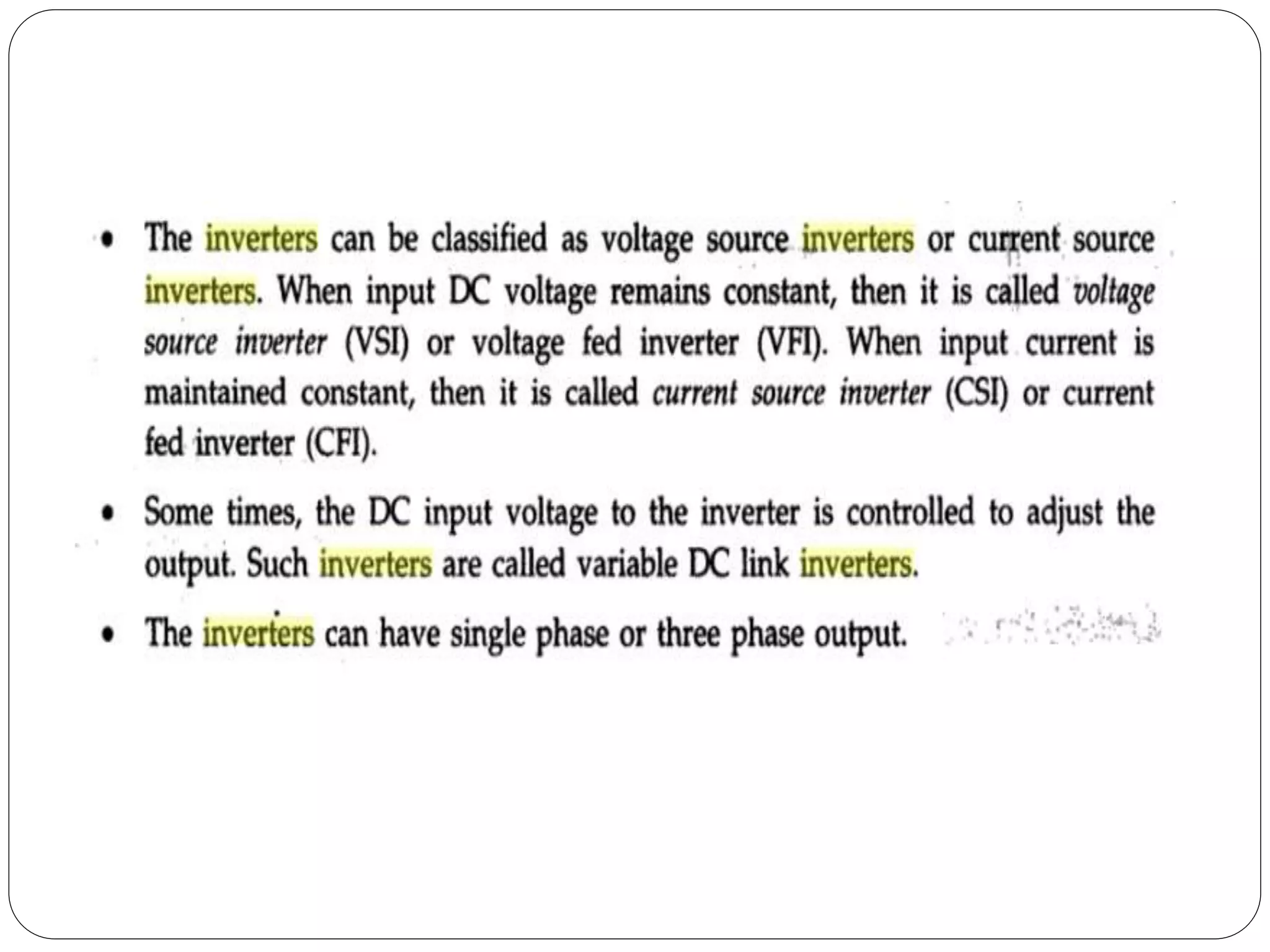 PE UNIT IV - INVERTERS.pptx | Internet of Things | Internet