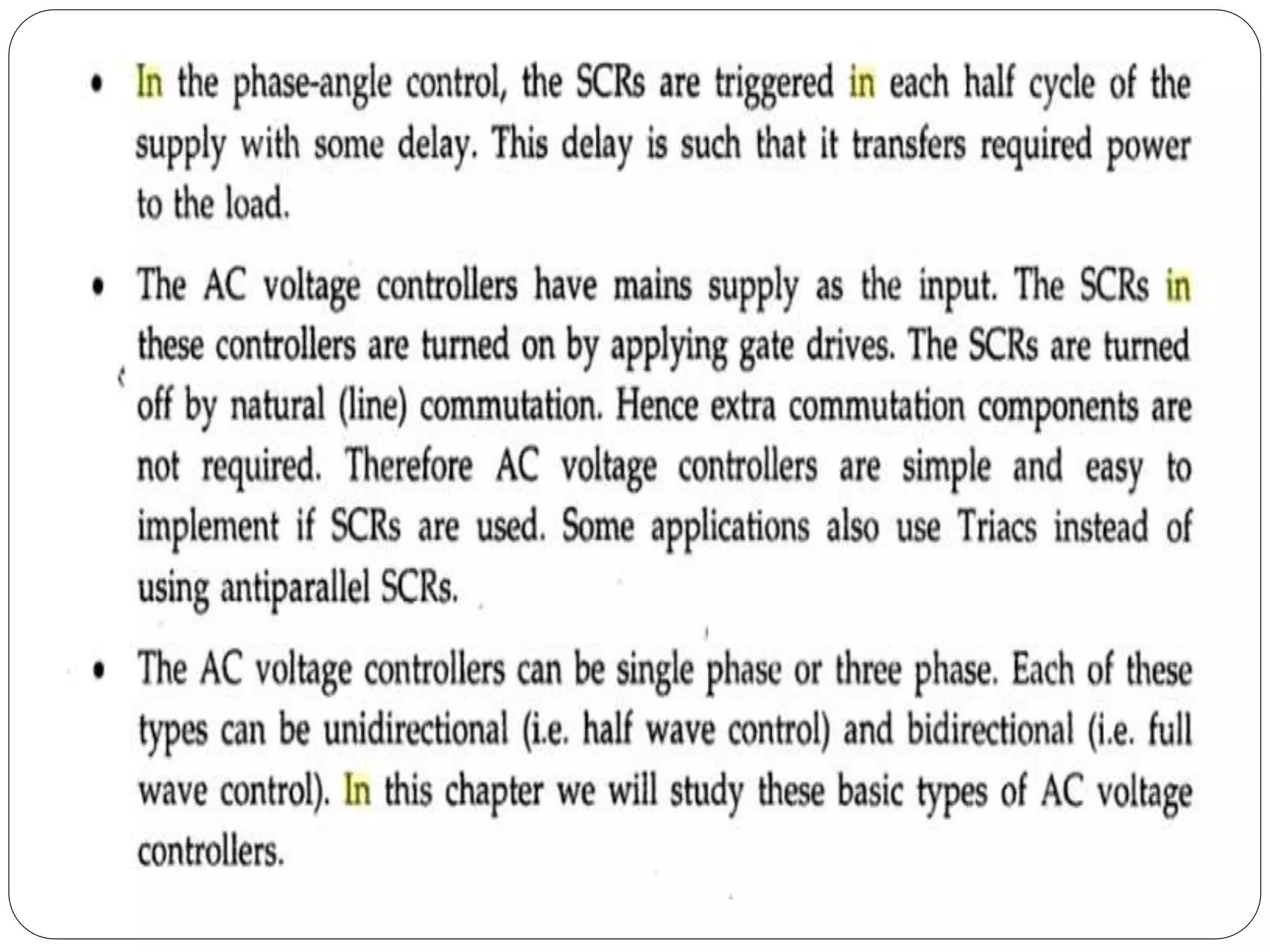 PE UNIT V - AC VOLTAGE CONTROLLERS AND CYCLOCONVERTERS.ppt