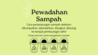 jenis jenis pewadahan pada sistem persampahan | PDF