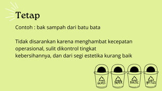 jenis jenis pewadahan pada sistem persampahan | PDF