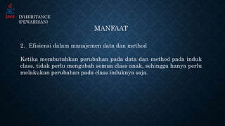 Pewarisan (inheritance) pada JAVA | PPTX
