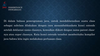 Pewarisan (inheritance) pada JAVA | PPTX