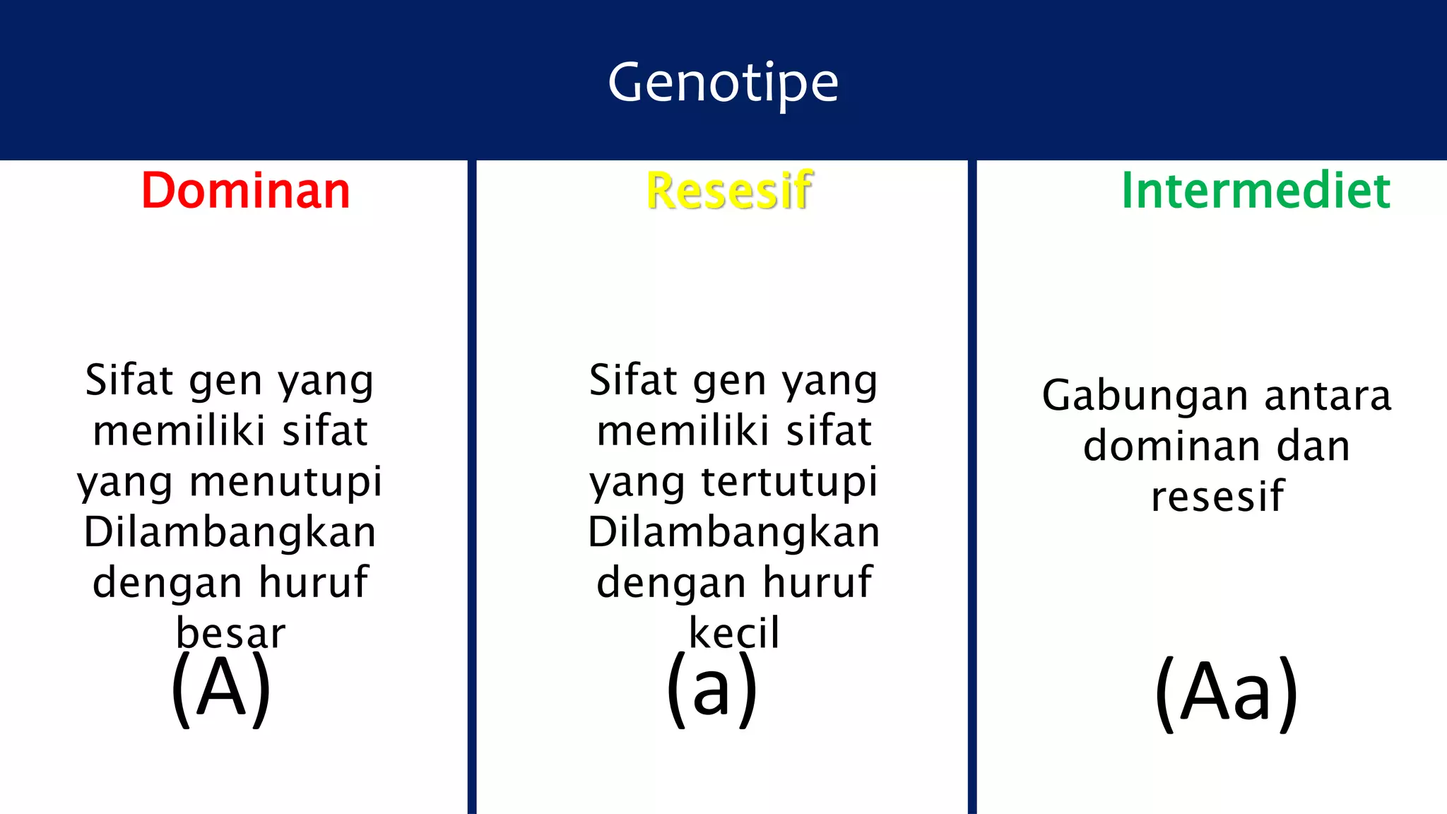 POLA PEWARISAN SIFAT | PPTX