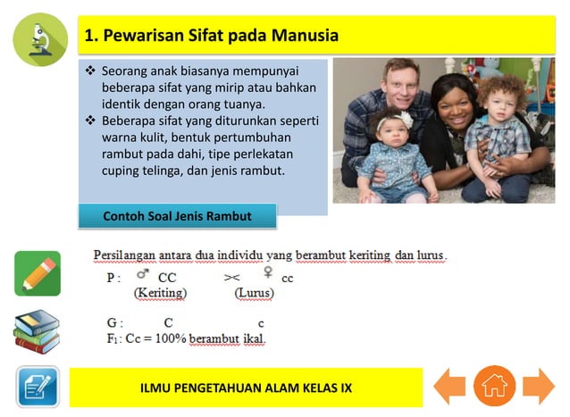 MATERI POWER POINT PEWARISAN SIFAT KELAS 9 .pptx