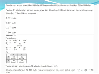 Pewarisan Sifat (Monohibrid) ipa kelas 9 | PPT
