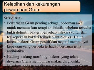 Pewarnaan Gram Metode Preston-Morrel (Gram I) | PPTX