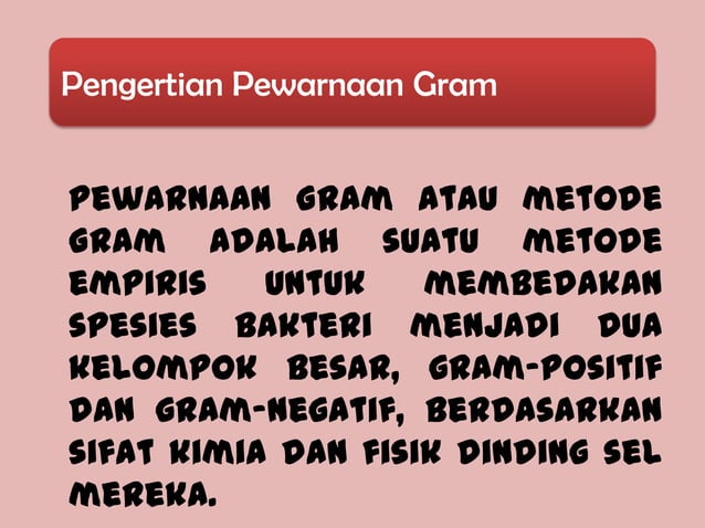 Pewarnaan gram | PPTX