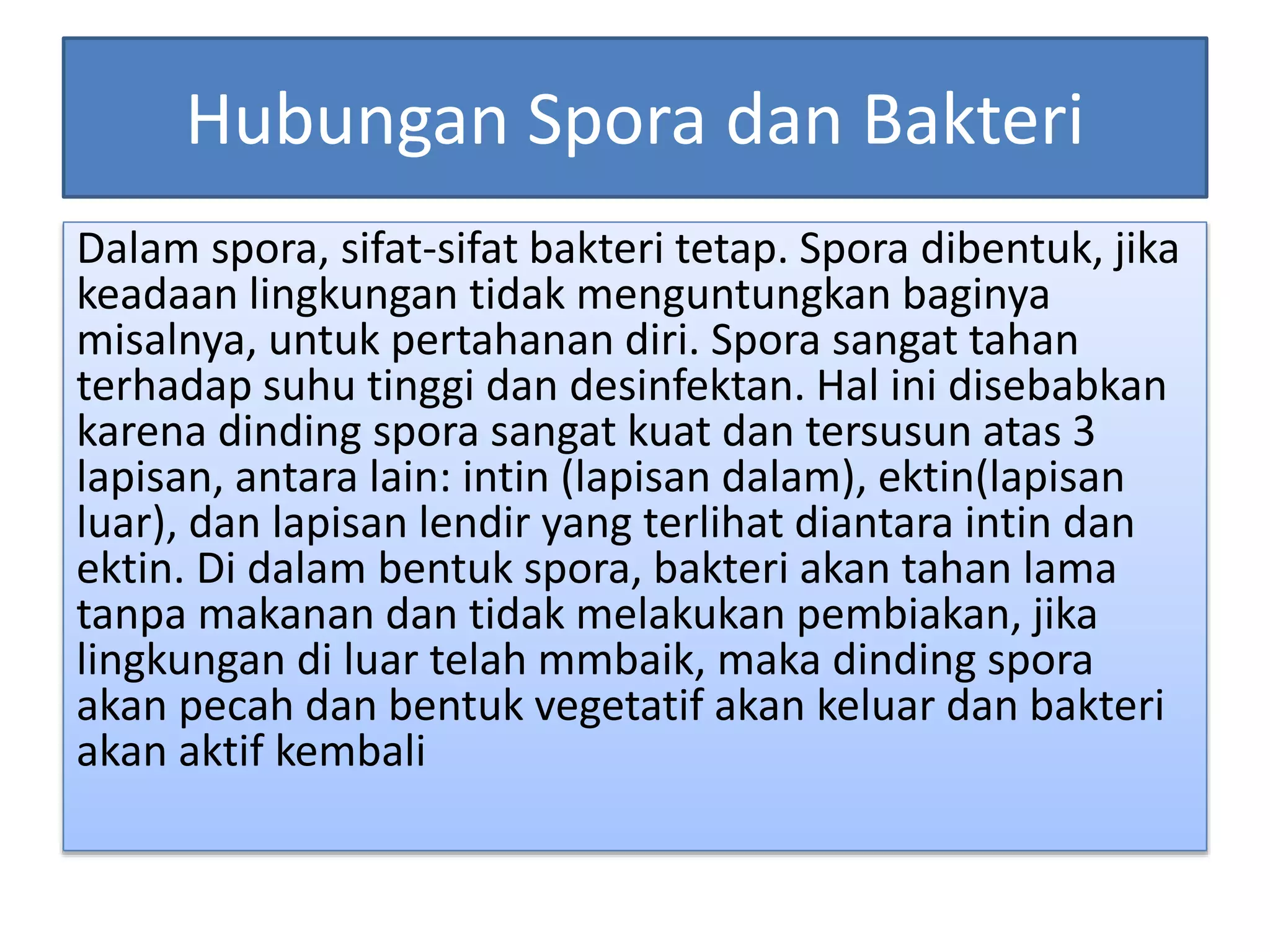 Mikrobiologi - Pewarnaan spora | PPTX