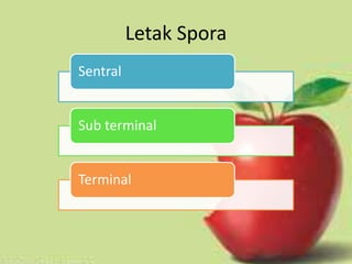 Mikrobiologi - Pewarnaan spora | PPTX