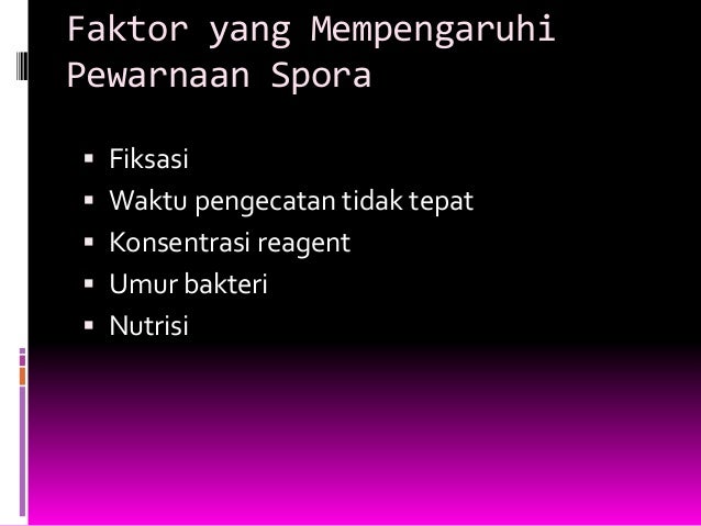 Pewarnaan spora pada bakteri kelas 11.5